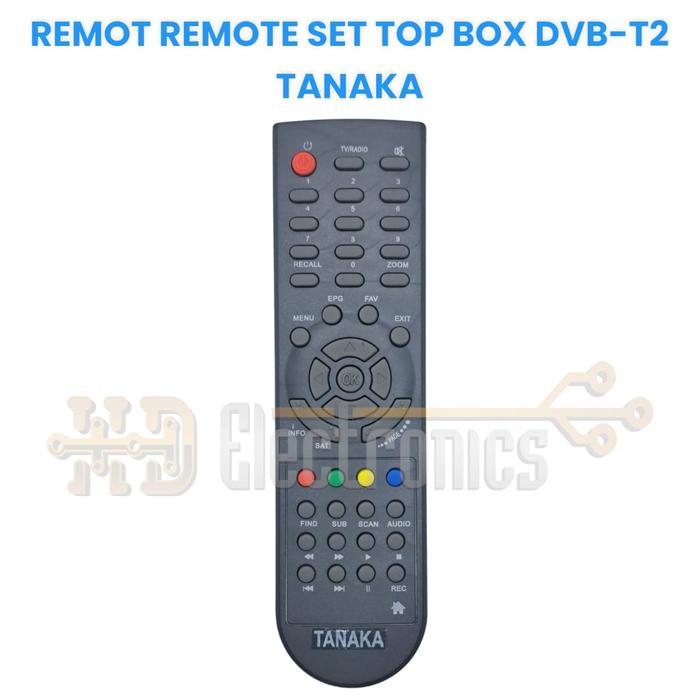 Jual Remot / Remote STB Set Top Box Tanaka Body Plastik & Tanaka New ...