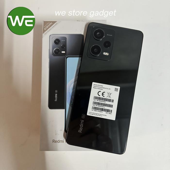 Jual redmi note 12 pro 5g 8/256 second fullset - Hitam, 5G 8/256GB ...