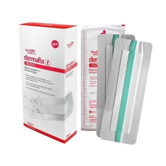 Jual Dermafix t 10 X 25cm OneMed box isi 10/ Plester Sesar Cesar - Kab ...