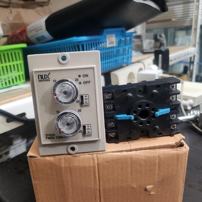 Jual TWIN TIMER HANYOUNG TF62N-30D / TIMER ANALOG +SOCKET - Kota Bandung - DutaSunElectric ...