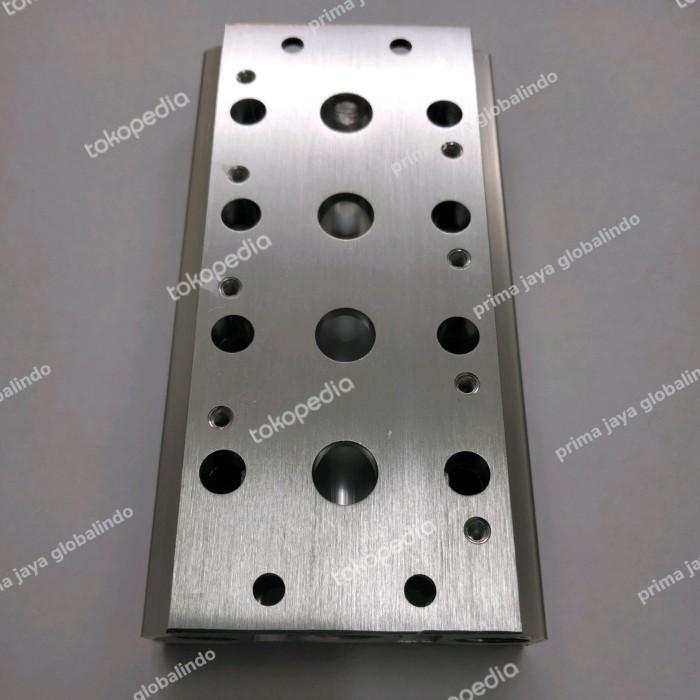 Jual MANIFOLD BLOK 4V210-08 2 BARIS / MANIFOLD 2 SUSUN / TERMINAL 4V210 ...
