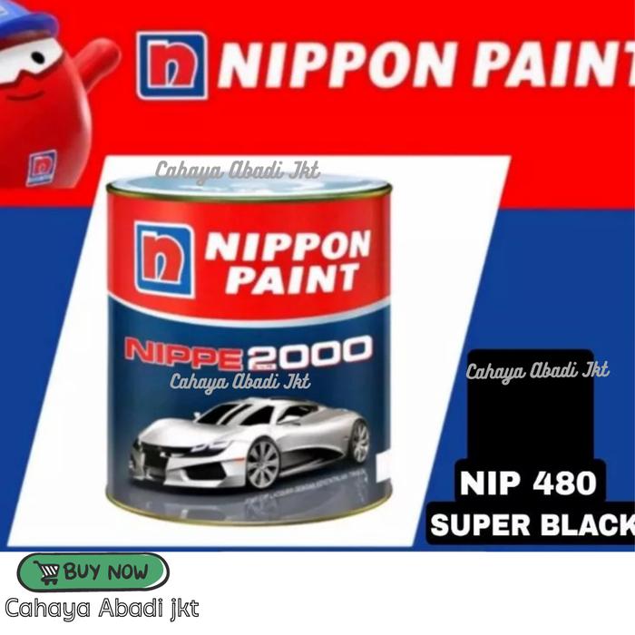 Jual Cat Duco Nippe 2000 Nippon paint 1liter 480 Super Black - Jakarta ...