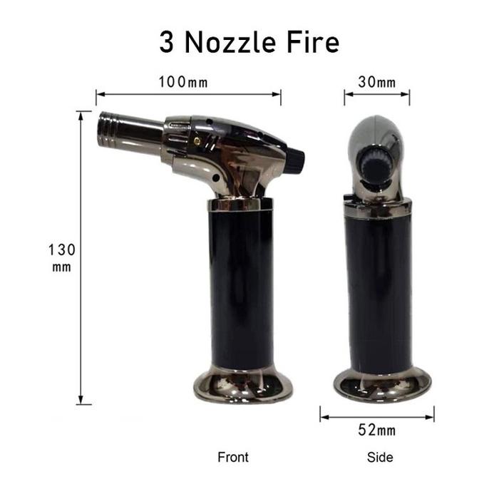 Jual BLOW GAS TORCH LIGHTER CHEF BUTANE FLAME GUN - 3 NOZZLE - Jakarta ...