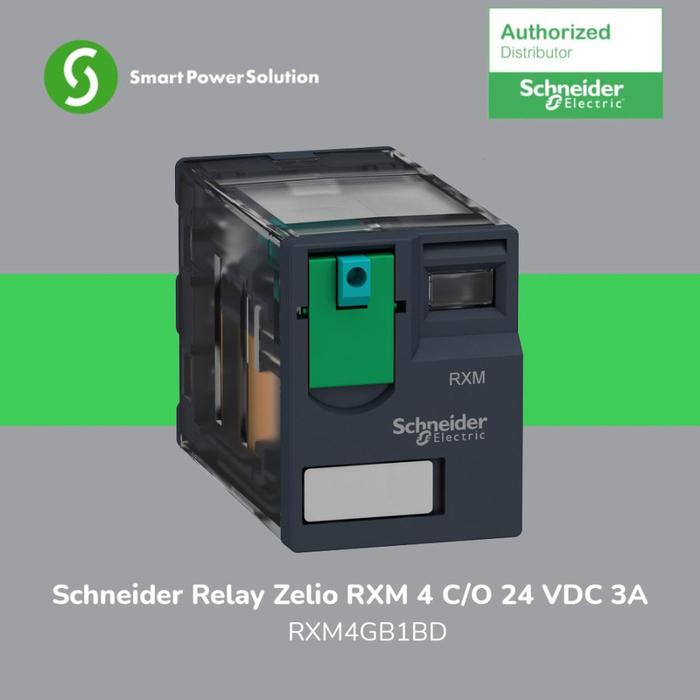 Promo Schneider Relay Zelio RXM 4 C/O 24 VDC 3A - RXM4GB1BD - Jakarta ...