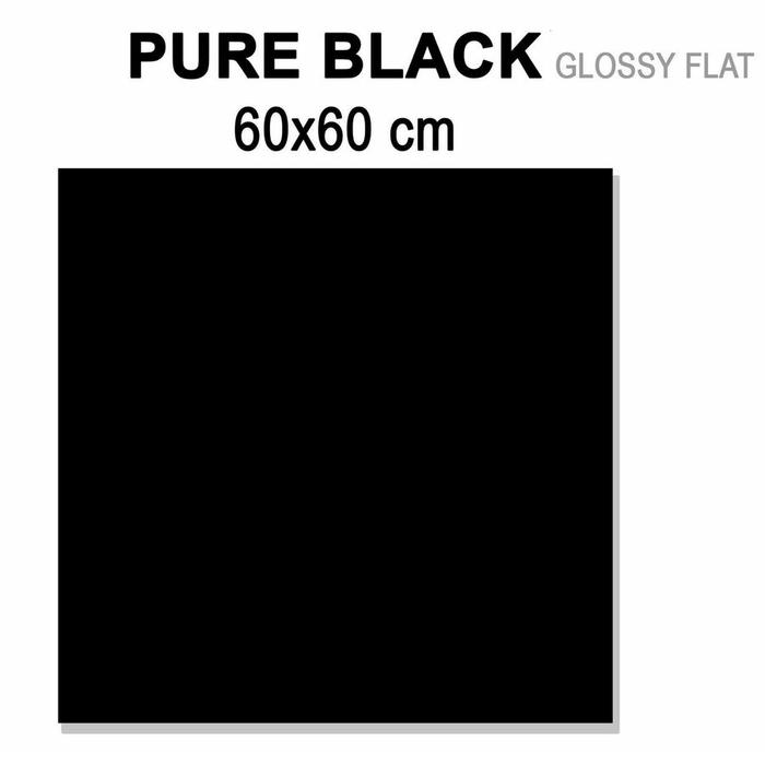 Jual Keramik 60x60 Glossy Hitam Polos Pure Black Grade A - Kab. Tangerang - TALENTA KERAMIK ...
