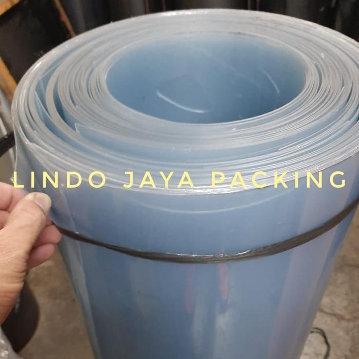 Jual lembaran mika kaku pvc 1mmx1mx2m pvc sheet clear /bening kaca ...