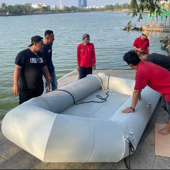 Jual Perahu Aluminium 3.6 Meter Model Perahu Karet SAR Rescue Kapasitas ...