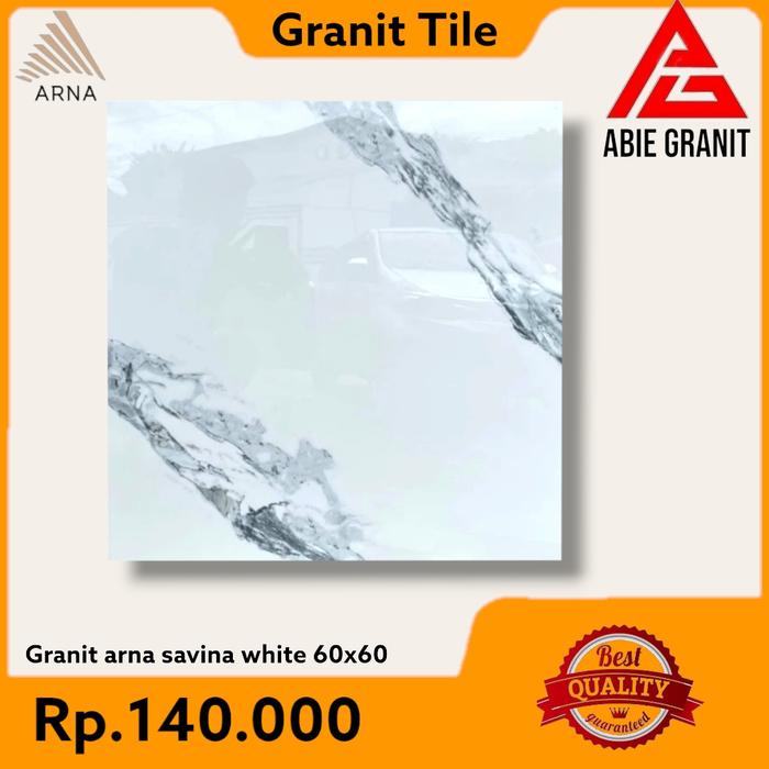 Jual Granit lantai arna 60x60 savina white1 - Kab. Bogor - Abie Granit ...