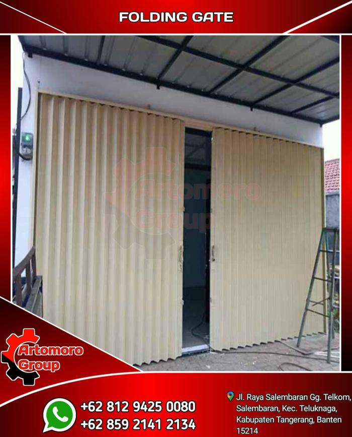 Jual folding gate besi pintu dorong - Kab. Tangerang - ARTOMORO_GROUP ...