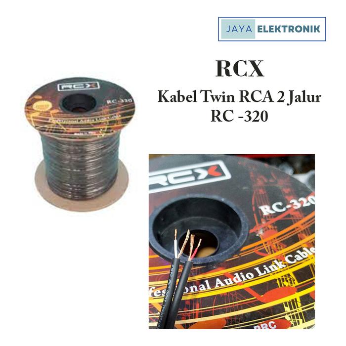 Jual Kabel Twin RCA 2 Jalur RCX RC 320 per meter ORIGINAL - Kab. Kudus ...