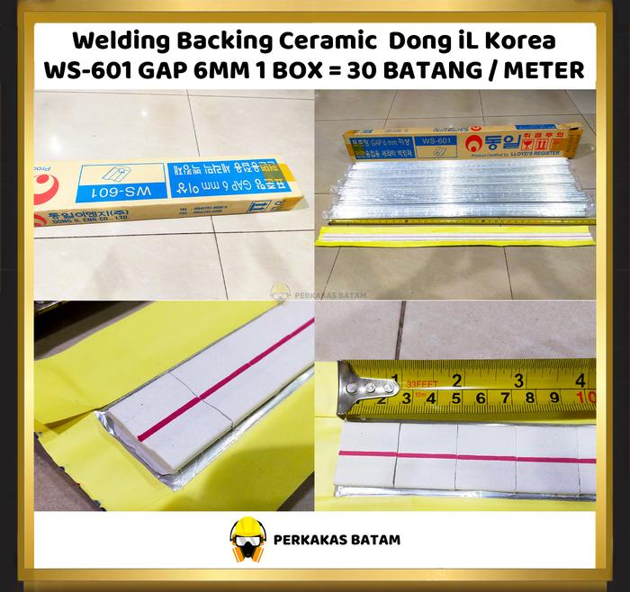 Jual Welding Backing Ceramic Backing Round Backup Tile WS-601 - Kota ...