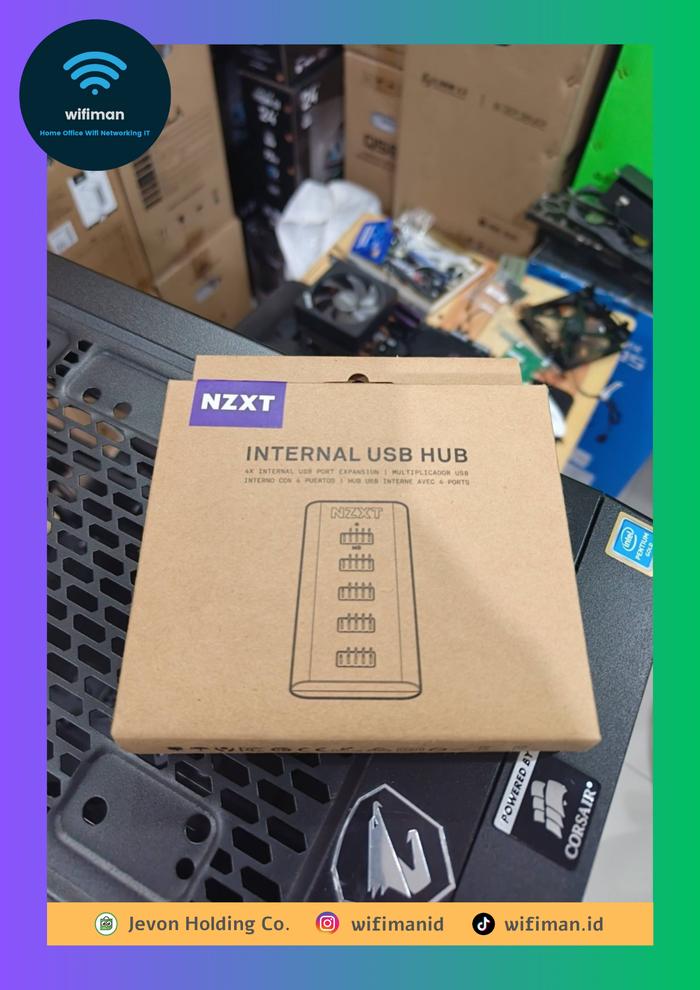 Jual NZXT Internal USB Hub Splitter 9 pin - USB 2.0 9pin PC Desktop ...