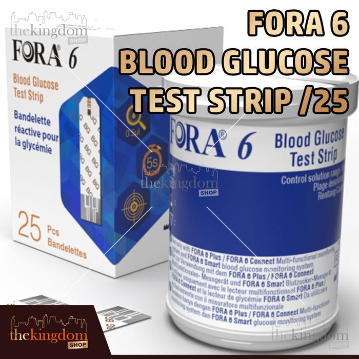 Promo Fora 6 Plus Strip Refill Gula Kolesterol Asam Urat Hemoglobin ...