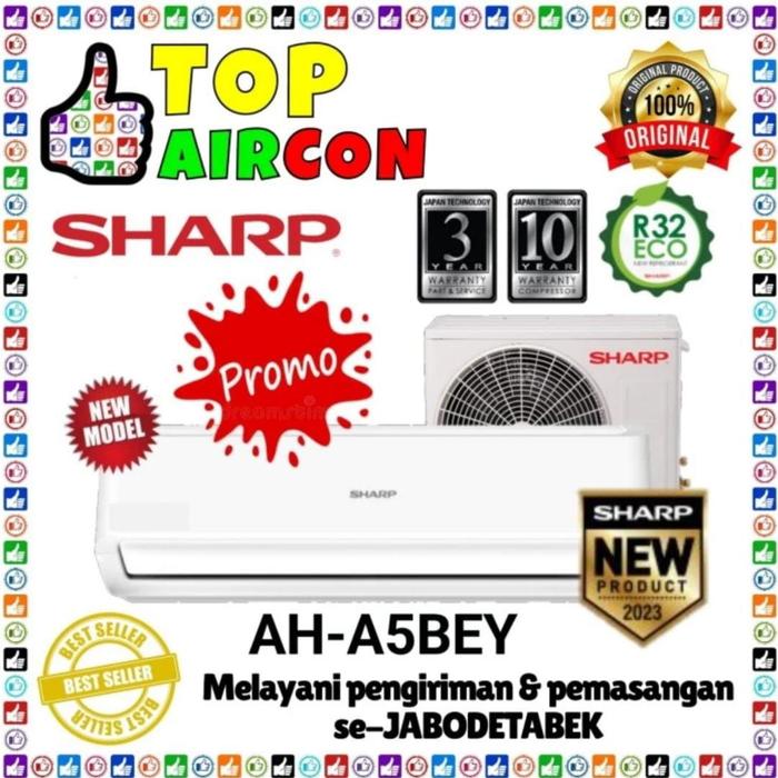 Jual AC SHARP AH-A5ZCYN 0.5 PK AH-A 5 ZCYN LOW WATT 1/2 PK HARGA UNIT ONLY - Kota Tangerang ...
