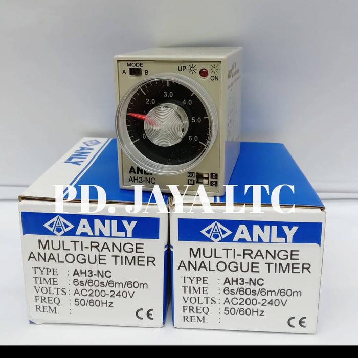 Jual Anly Multi Range Analog Timer 6s/60s/6m/60m AH3-NC - Jakarta Barat - PD Jaya | Tokopedia