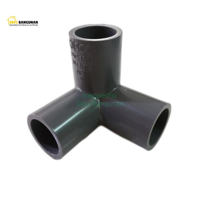 Jual Tee Elbow Side Three Way 3/4 inch T Cabang 3 Siku PVC SCG Keni ...