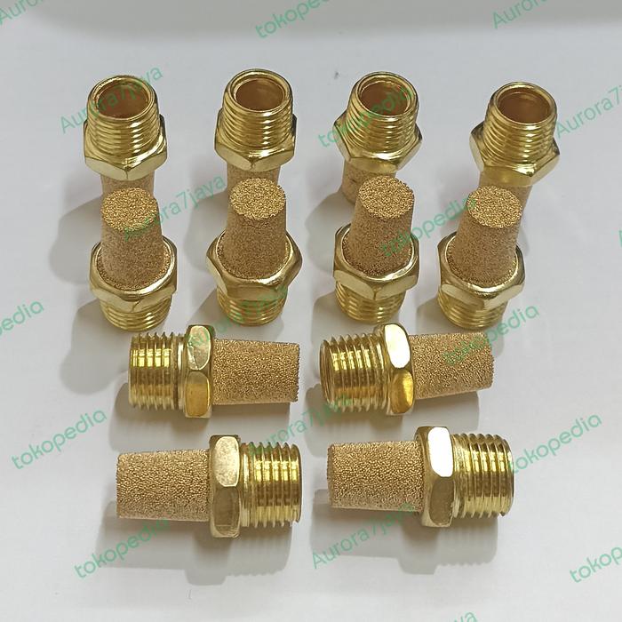 Jual SILINCER 1/8 FITTING PNEUMATIC / BSL -01 /SILENCER KERUCUT ...