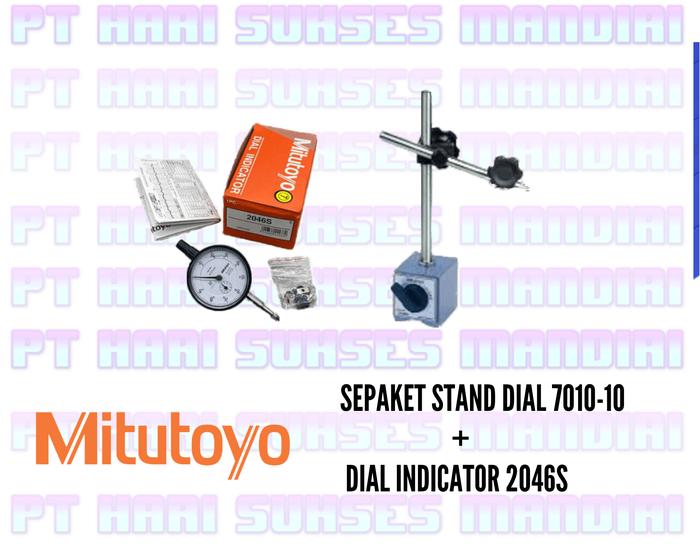 Jual Sepaket Stand Dial 7010-10 + Dial Indicator 2046S Mitutoyo Original - Jakarta Pusat - PT ...