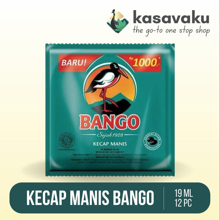 Jual Kecap manis Bango 19 ml sachet - 1 renceng isi 12 sachet - Jakarta ...