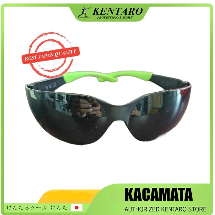 Jual KACAMATA KACA MATA SAFETY GLASS LAS HITAM GAGANG LAPIS KARET ...