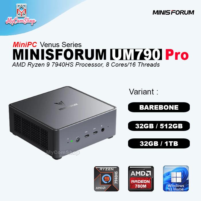 Jual MINISFORUM UM790 PRO MINI PC GAMING RYZEN 9 7940HS AMD RADEON ...