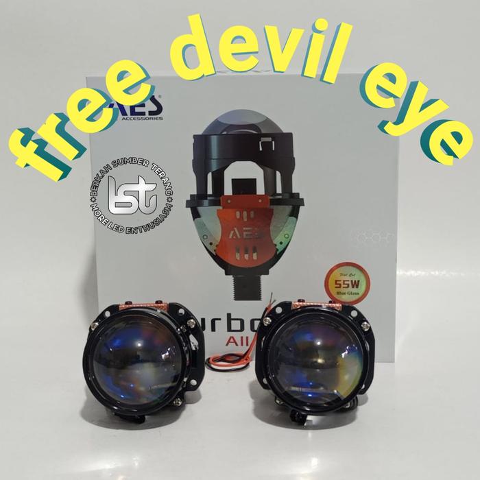 Jual billed turbo SE 2,5 inch original aes 3 warna flat premium quality ...