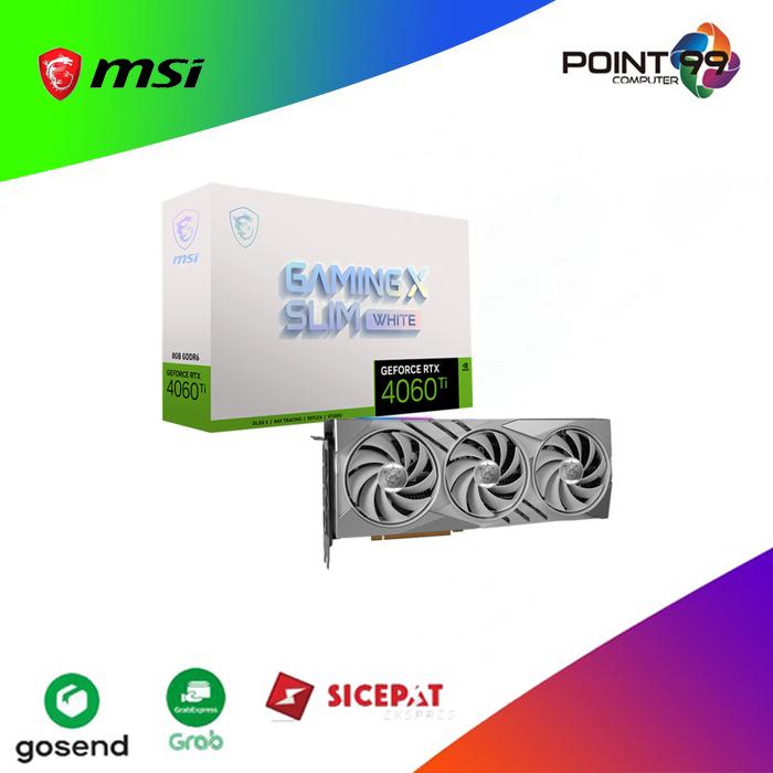 Jual Msi Geforce RTX 4060 Ti Gaming X SLIM WHITE 16gb-RTX 4060Ti GDDR6 ...