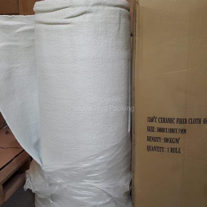 Jual Ceramic Fiber Cloth - Kain Tahan Panas 3mm x 1m x 30m - Jakarta ...
