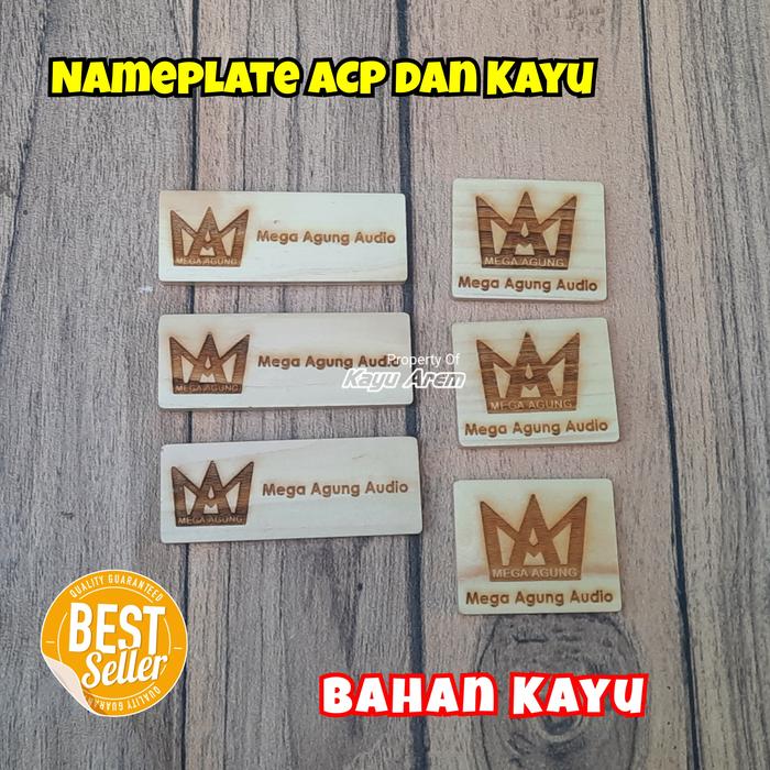 Jual Custom Tulisan Merk Logo brand / Name Plate Panel Listrik ...