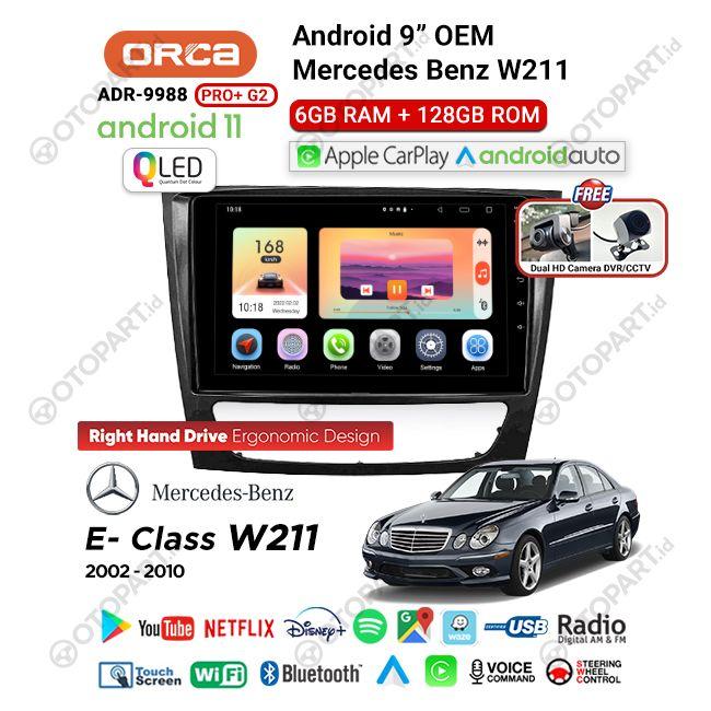 Jual Head Unit Android 9" inch MERCEDES BENZ E-Class (2002-2010) W211 ...