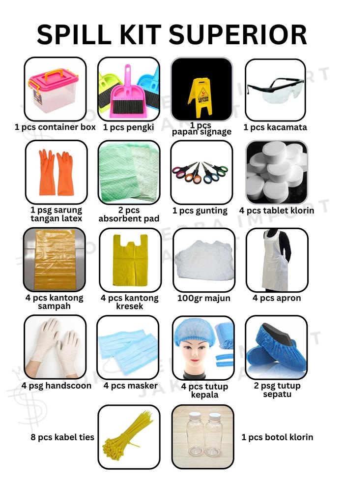 Promo SPILL KIT / APD RUMAH SAKIT - SET SUPERIOR - Container Box - Kab ...