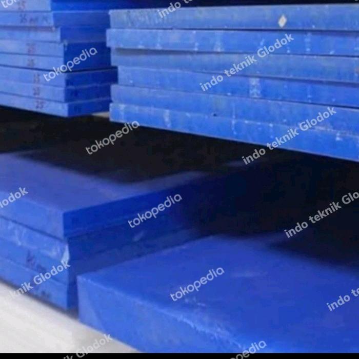 Jual nylon biru/MC blue sheet lembaran uk 5mm x 1000 mm x 1000mm ...