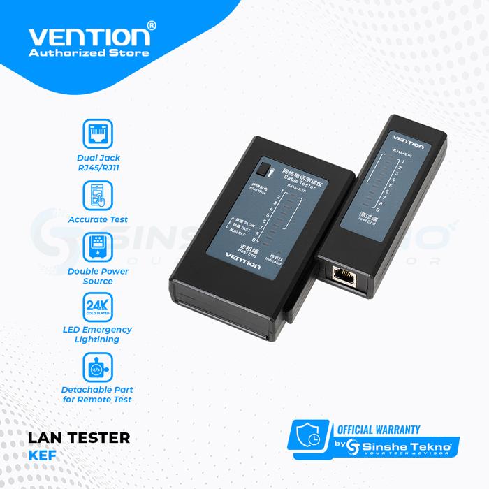 Jual DT - Vention Alat Penguji Lan Tester Ethernet Network RJ45 RJ11 ...