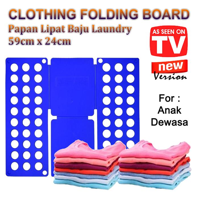 Promo Papan Alat Pelipat Lipat Perapih Baju Kaos Celana Anak Dewasa ...