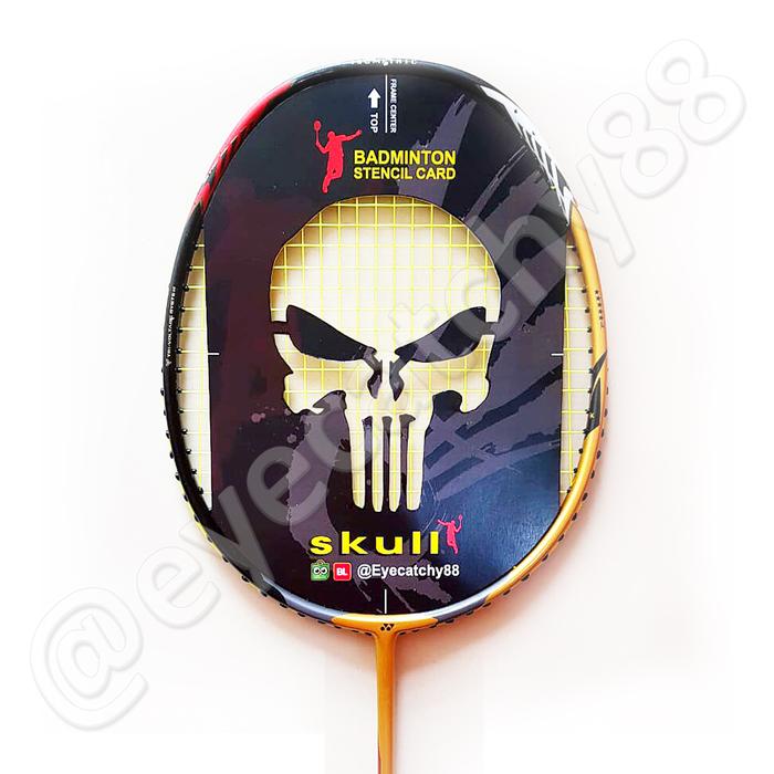 Jual Cetakan / Logo Raket / Stencil Card Badminton - CUSTOM LOGO + 1 ...