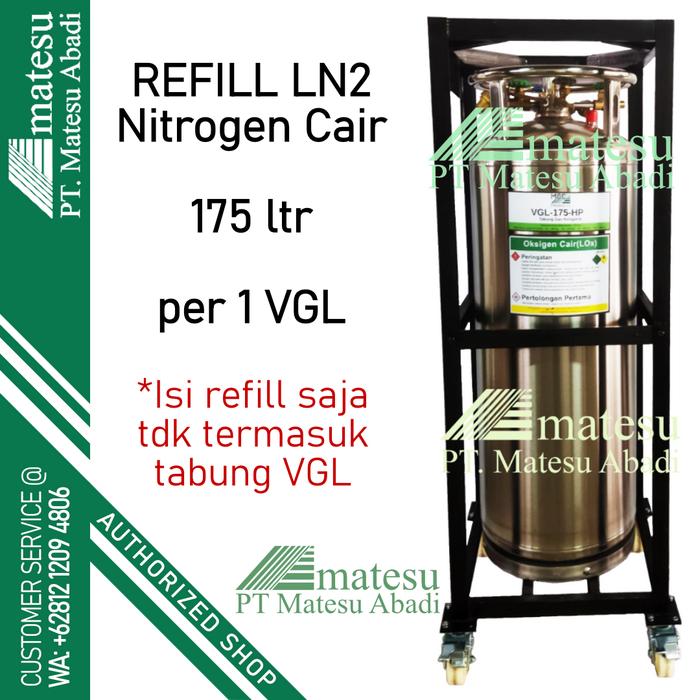 Jual Isi Ulang/Refill LN2 Nitrogen Cair/Liquid Nitrogen 175 liter ...