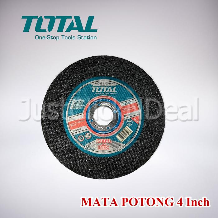 Jual TOTAL Mata Gerinda Potong Besi 4 Inch 105 mm Metal Cutting Disc ...