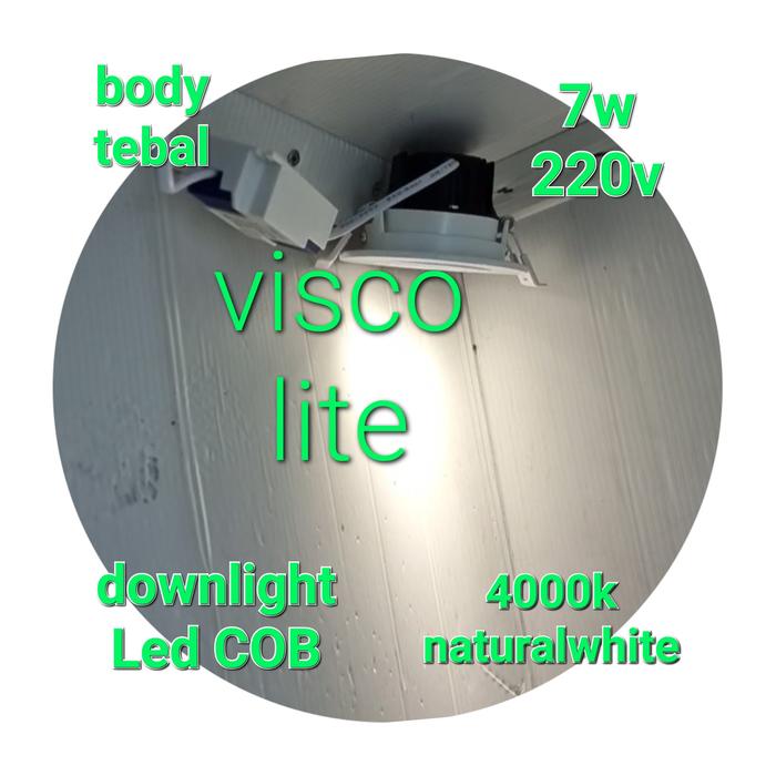 Jual downlight cob tebal 7watt 7w 4000k / spotlight ceiling 7 watt natural - Jakarta Barat ...