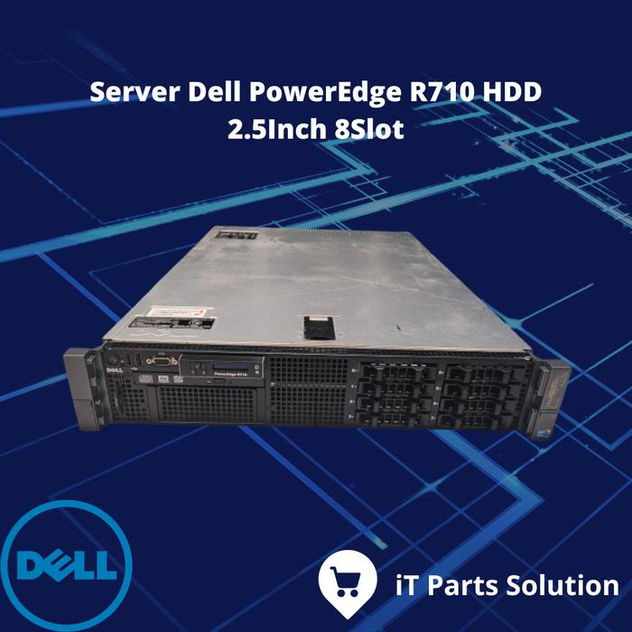 Jual Server Dell PowerEdge R710 HDD 2.5Inch 8Slot(Proc X5690x2,Ram32GB ...