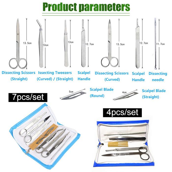 Jual 7buah/set Lab Disecting Kit Anatomy Biological Sample Alat Bedah ...