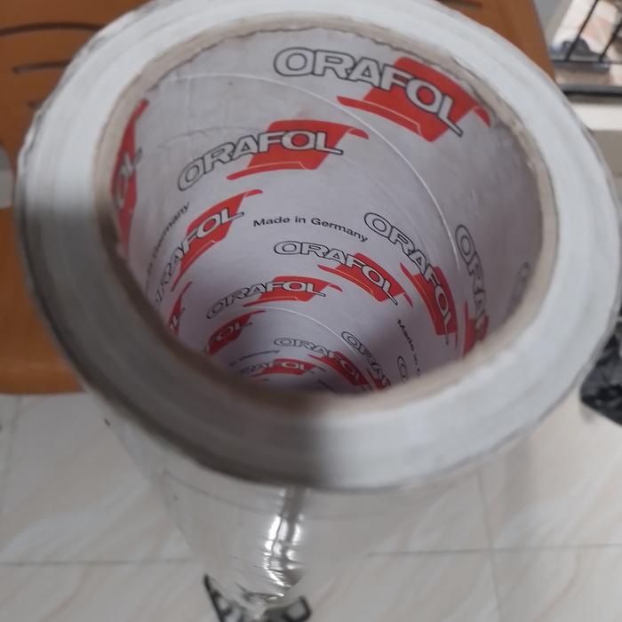 Jual sticker stiker mobil Oracle orafoil silver glossy ukuran 126cmx ...