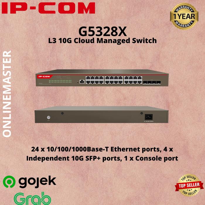 Jual IP-Com G5328X L3 10G Cloud Managed Switch - Jakarta Pusat - ONLINEMASTER | Tokopedia