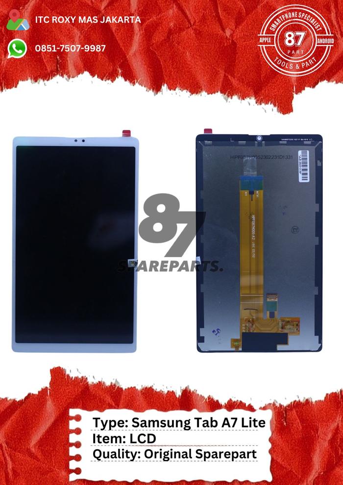 Jual Lcd Samsung Tab A7 Lite Original Sparepart - Jakarta Pusat - 87parts | Tokopedia