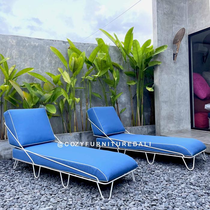 Jual SUNBED MATRAS KASUR KURSI KOLAM - IRON POOL SUN LOUNGER - POOL ...