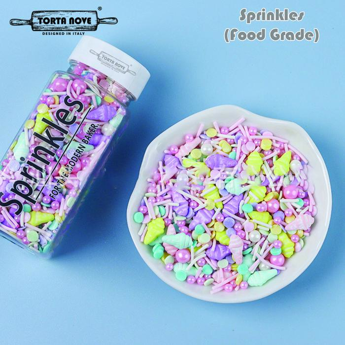 Jual Trimit gula sprinkle warna warni Dekorasi kue Topping kue ultah ...