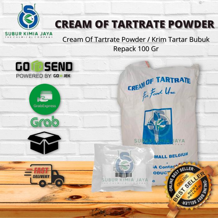 Promo Cream Of Tartrate Powder / Cream Of Tartar / Krim Tartar Bubuk ...