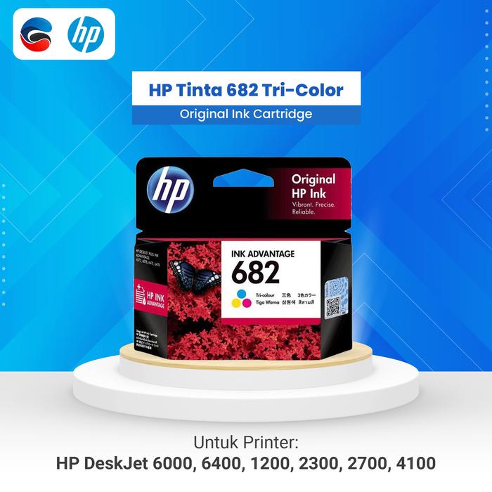 Promo HP Tinta 682 Tri Color Original Ink Advantage Cartridge - Kota ...