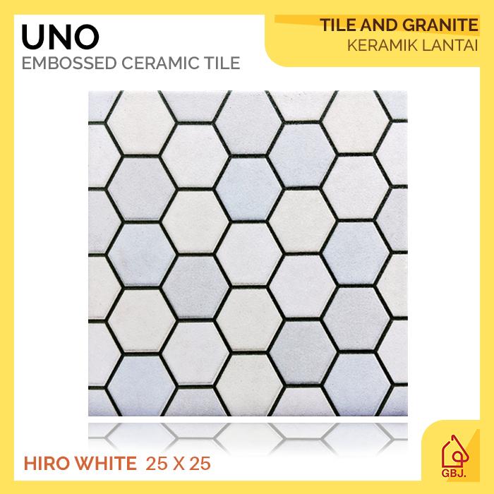 Jual KERAMIK UNO 25 X 25 HIRO WHITE / KERAMIK LANTAI KAMAR MANDI HIAS - Kota Tangerang Selatan ...