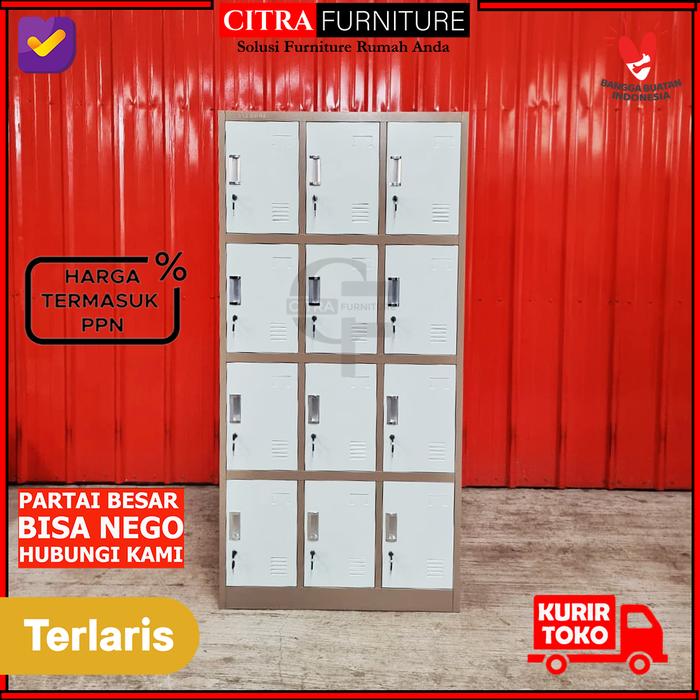 Promo Loker Besi 12 Pintu Kunci |Locker Karyawan|Arsip File Filling ...