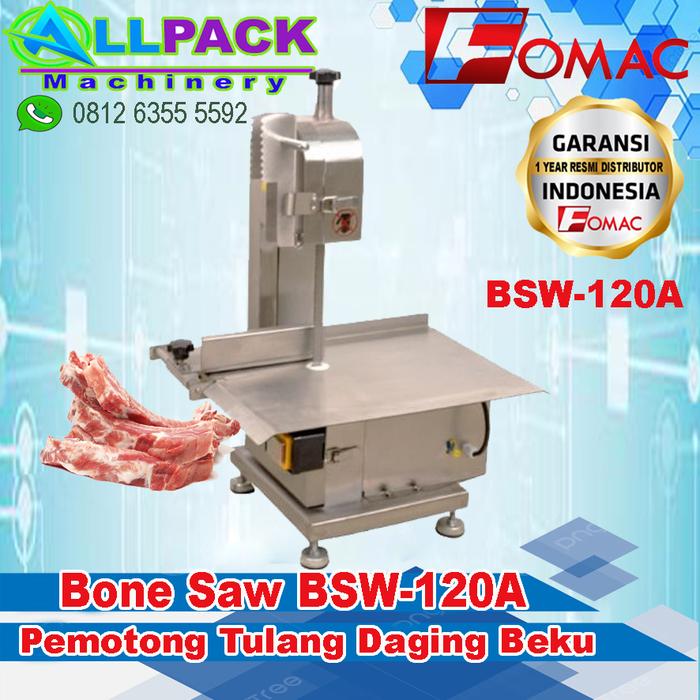 Jual mesin bone saw alat pemotong daging dan tulang beku BSW-120A Fomac ...